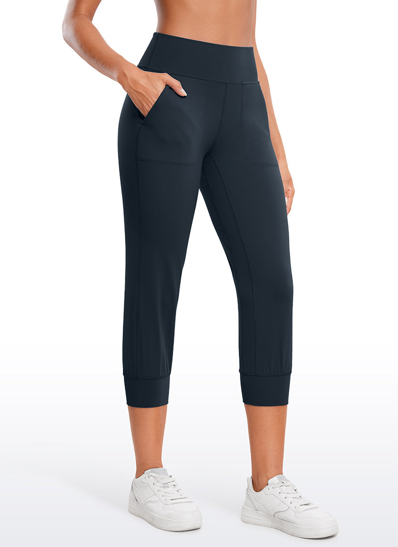 CRZ YOGA Women's Butterluxe High Rise Joggers Pants with Pockets 23''